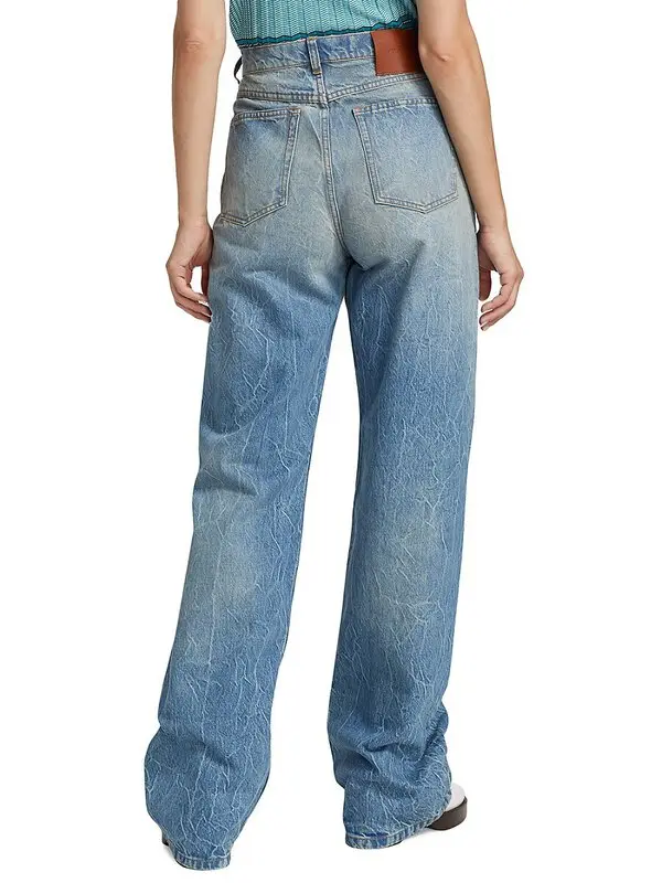 Victoria Beckham Mia High-rise Wide Leg Jeans Size