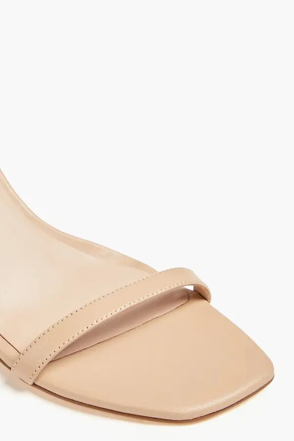 STUART WEITZMAN Amelina 75 Leather Sandals - Blush