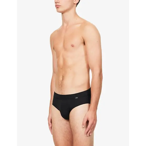 Hanro Logo Stretch-jersey Briefs