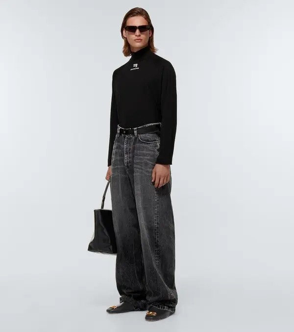 Balenciaga Cosy Bb Leather Slippers