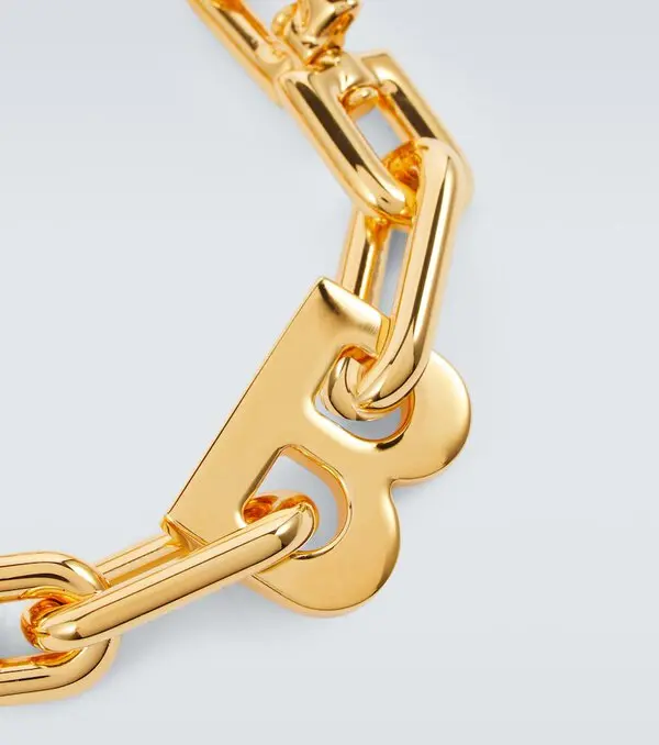 Balenciaga B Chainlink Bracelet - Gold
