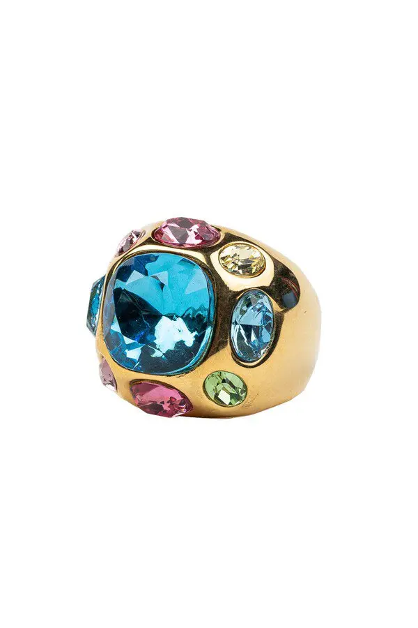 KENNETH JAY LANE Gemstone Fashion Ring - Aqua
