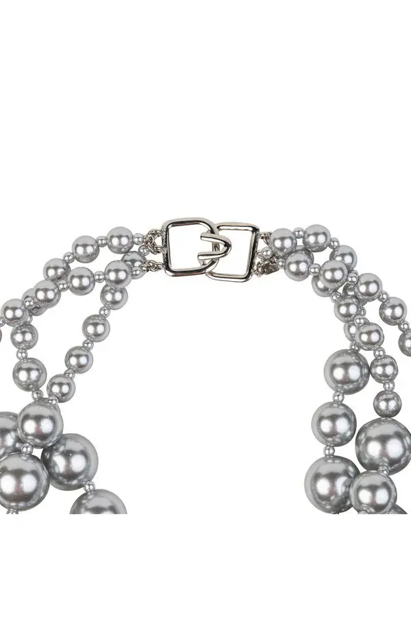 KENNETH JAY LANE Pearl Cluster Necklace