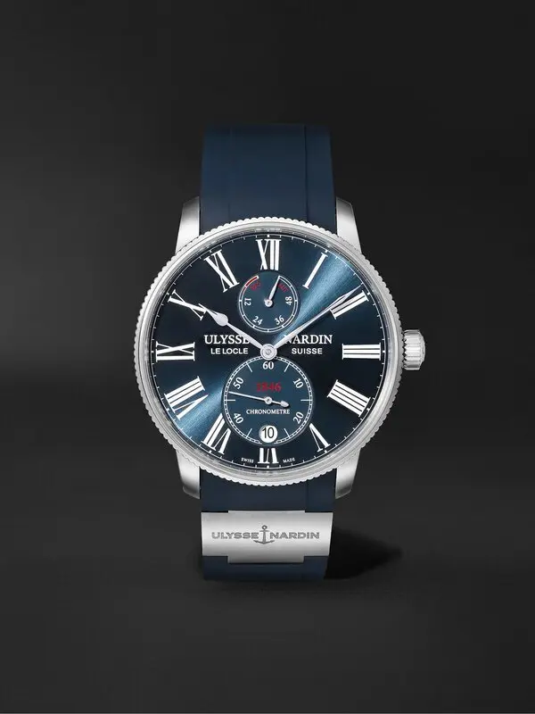 ULYSSE NARDIN Marine Torpilleur Automatic 42mm Watch - Blue