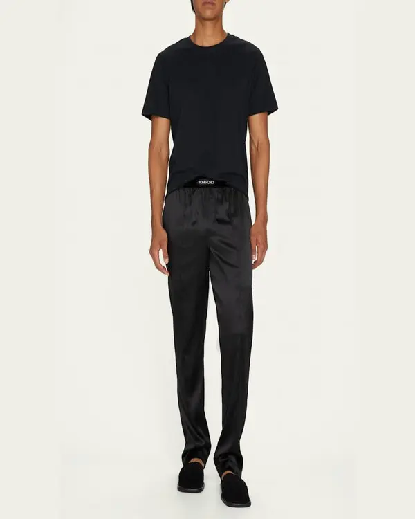 TOM FORD Silk Logo Pajama Pants