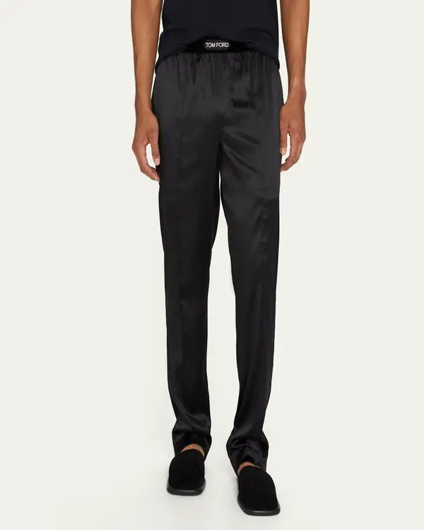 TOM FORD Silk Logo Pajama Pants