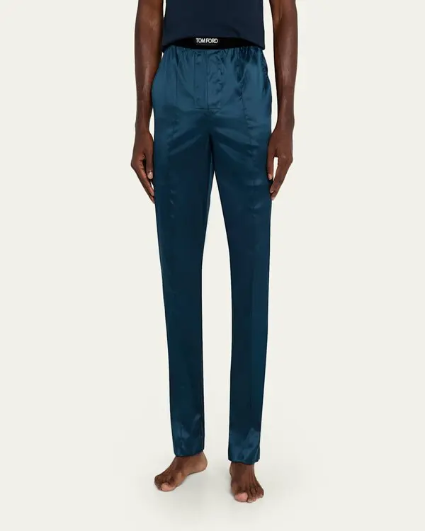 TOM FORD Silk Logo Pajama Pants