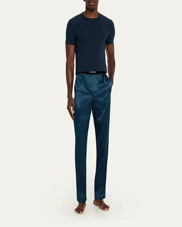 TOM FORD Silk Logo Pajama Pants
