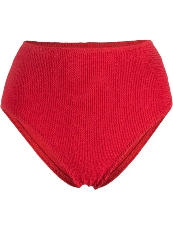 Bond Eye High-waisted Bikini Bottom - Red