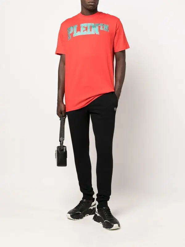 Philipp Plein Logo-patch Track Pants - Black