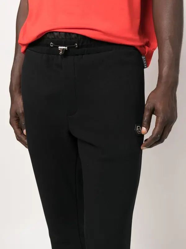 Philipp Plein Logo-patch Track Pants - Black