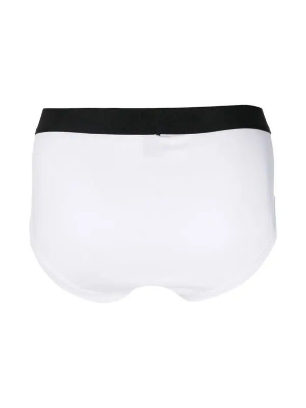 TOM FORD Logo-waistband Briefs - White