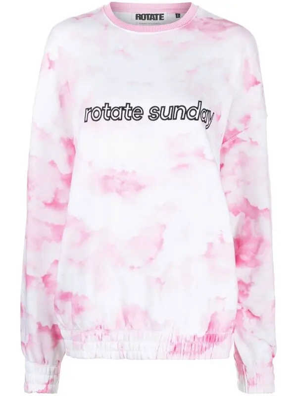 ROTATE BY BIRGER CHRISTENSEN Sunday Tie-dye Sweatshirt - Pink