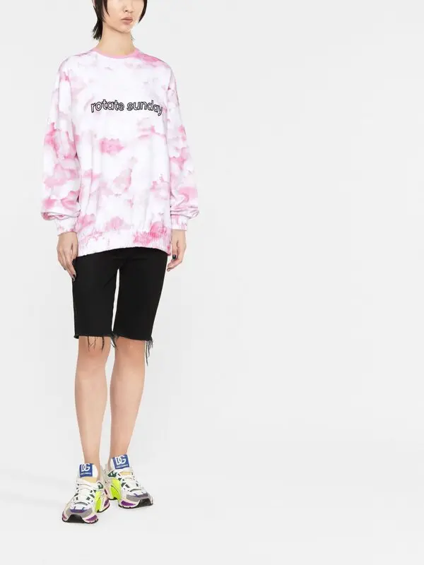 ROTATE BY BIRGER CHRISTENSEN Sunday Tie-dye Sweatshirt