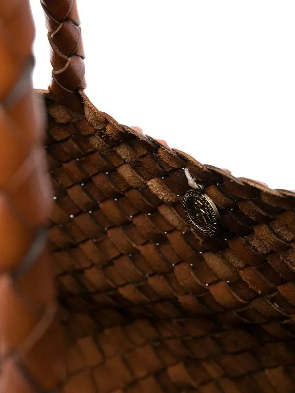 Dragon Diffusion Woven Tote Bag - Brown
