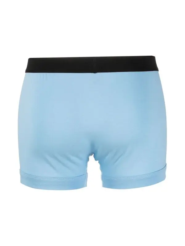 TOM FORD Logo Waistband Boxers - Blue
