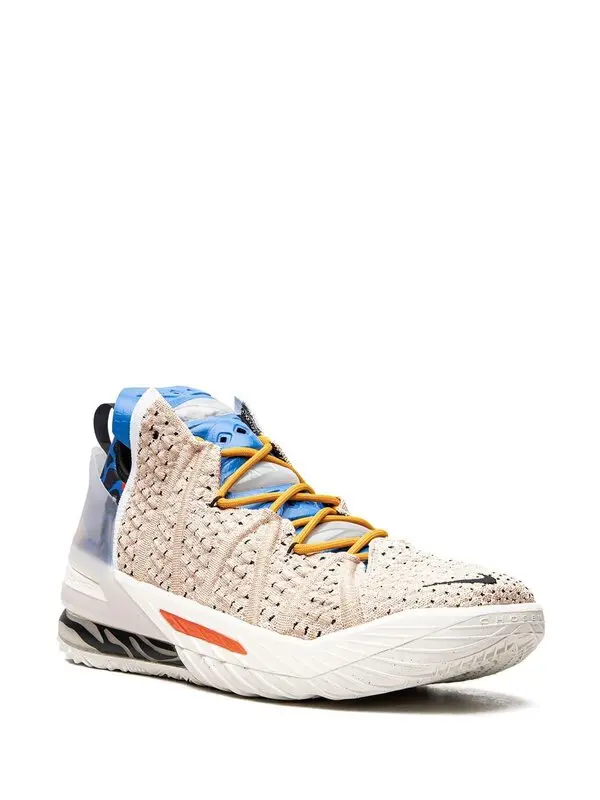 Nike Lebron 18 Animal Print Sneakers - Neutrals
