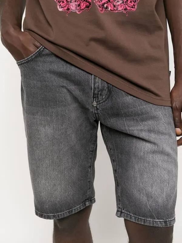 Philipp Plein Knee-length Denim Shorts