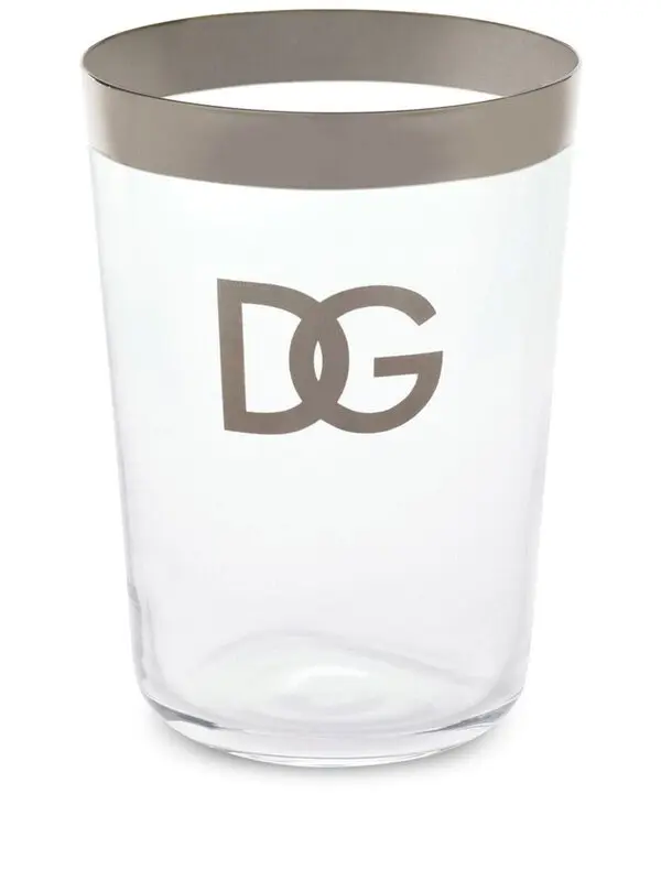 Dolce & Gabbana Logo-print Drinking Glasses - White