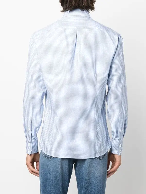Brunello Cucinelli Check-print Button-down Shirt