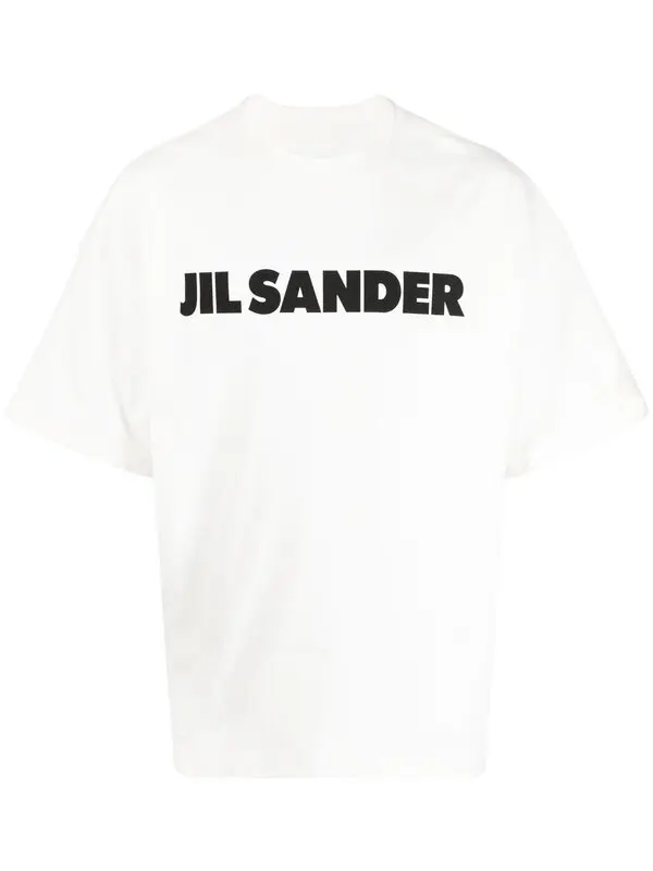 JIL SANDER Logo-print Cotton T-shirt - White