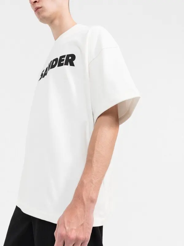 JIL SANDER Logo-print Cotton T-shirt - White