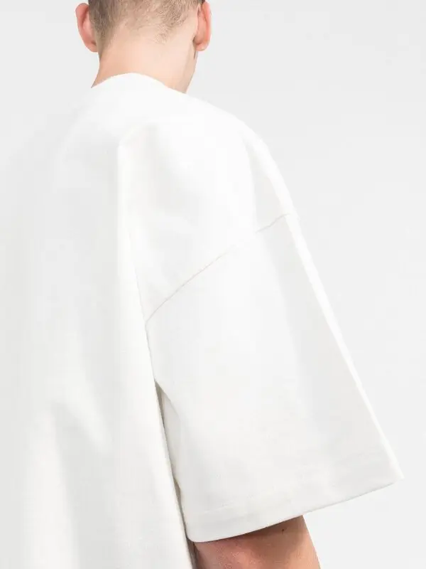 JIL SANDER Logo-print Cotton T-shirt - White