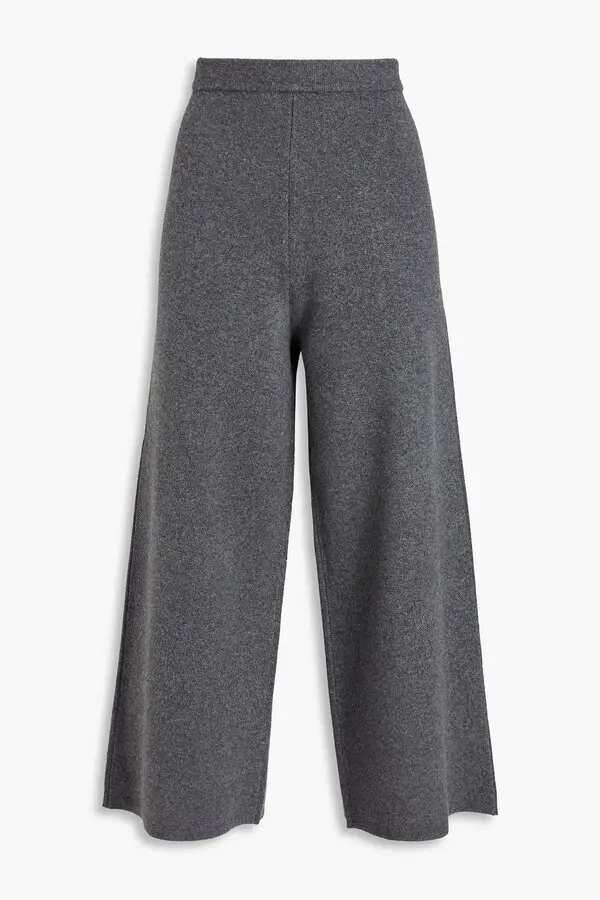 JOSEPH Mélange Wool Wideleg Pants