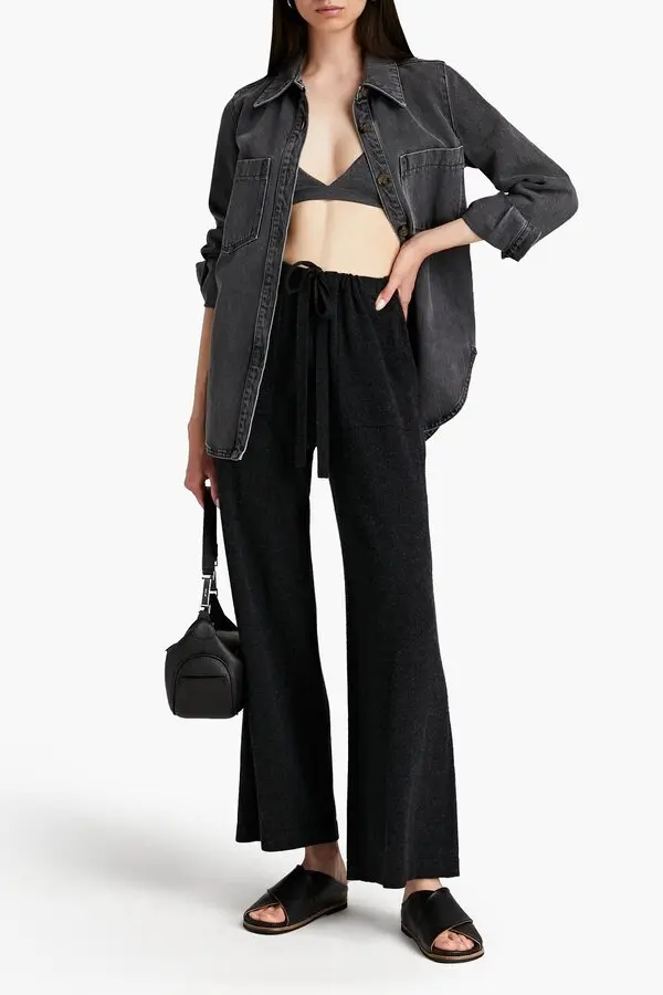 JOSEPH Mélange Cashmereblend Bra Top