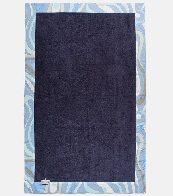 Emilio Pucci Marmo Cotton Beach Towel