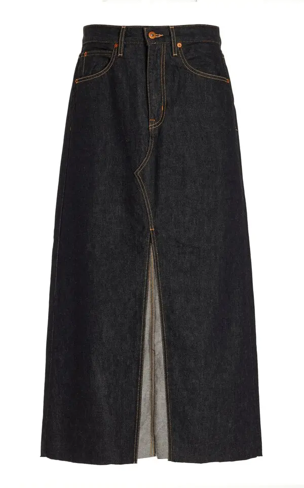 SLVRLAKE Worker Denim Maxi Skirt