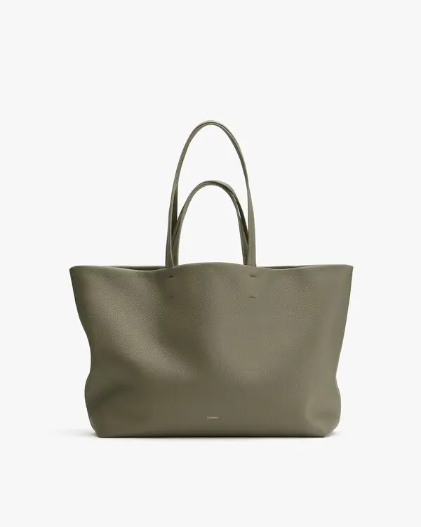 Cuyana Leather Tote Bag - Olive