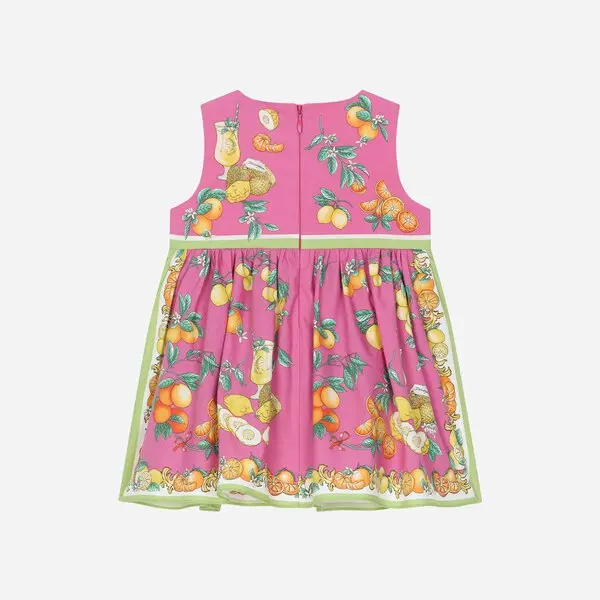 Dolce & Gabbana Citrus-print Poplin Midi Dress