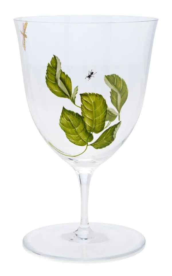 Giambattista Valli Painted Water Glass - Multi