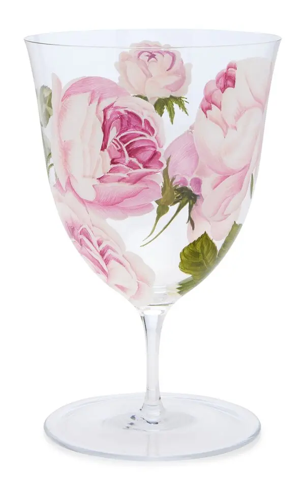 Giambattista Valli Painted Water Glass - Multi