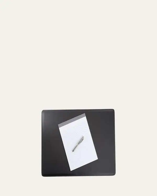 ROYCE NEW YORK Personalized Leather Desk Pad, 22" X 16