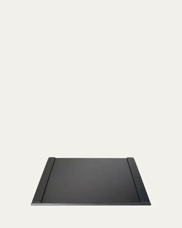 ROYCE NEW YORK Personalized Leather Desk Blotter, 27" X 18