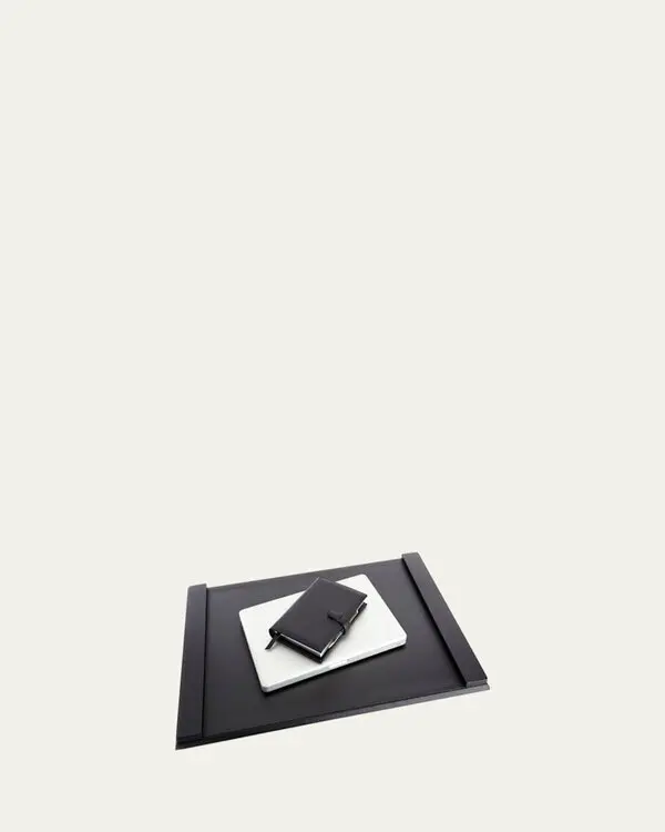 ROYCE NEW YORK Personalized Leather Desk Blotter, 27" X 18