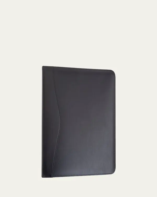 ROYCE NEW YORK Personalized Leather 2" Ring Binder