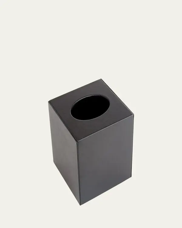 ROYCE NEW YORK Personalized Leather Tissue Box Cover