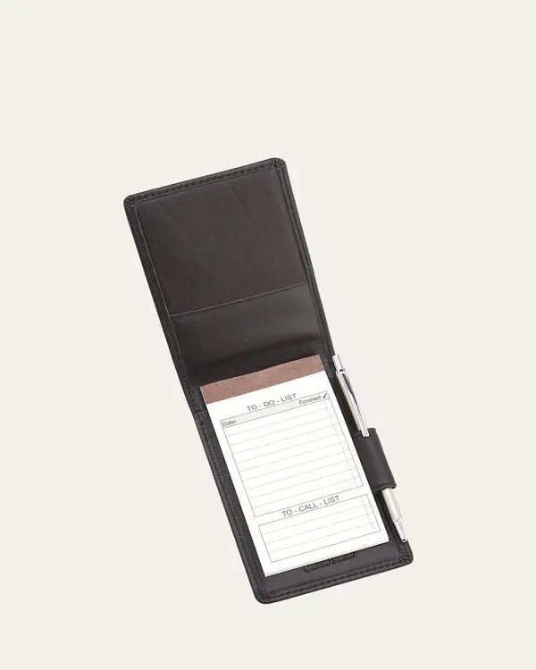 ROYCE NEW YORK Personalized Leather Note Jotter