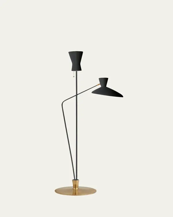 VISUAL COMFORT & CO. Austen Large Dual Function Floor Lamp Aerin - Black