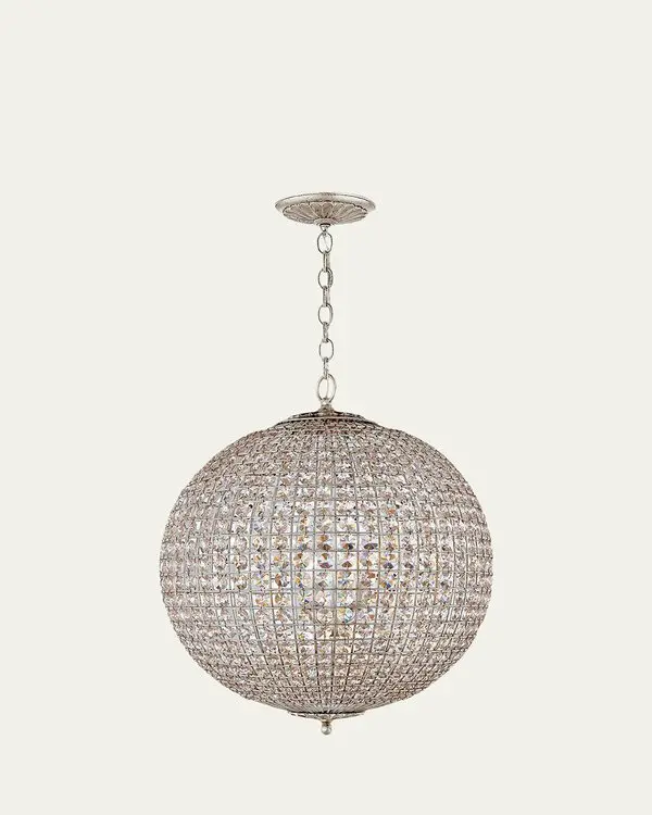 VISUAL COMFORT & CO. Renwick Large Sphere Chandelier Aerin - Silver