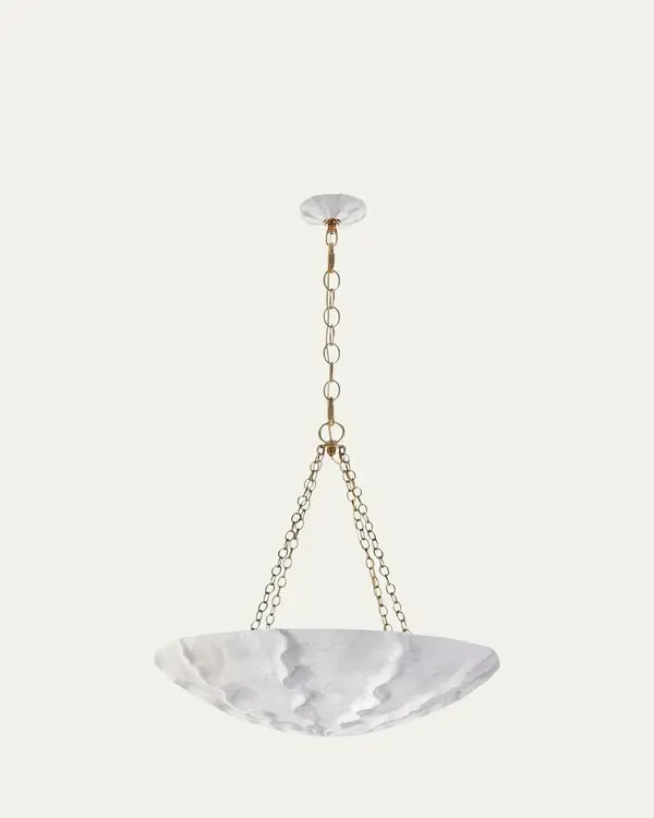 VISUAL COMFORT & CO. Benit Medium Sculpted Chandelier Aerin - White