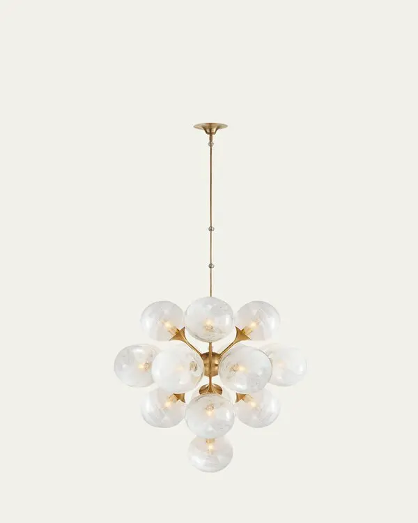 VISUAL COMFORT & CO. Cristol Large Tiered Chandelier Aerin
