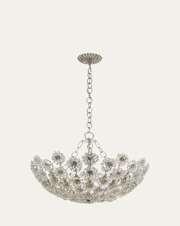 VISUAL COMFORT & CO. Claret Short Chandelier Aerin - Silver