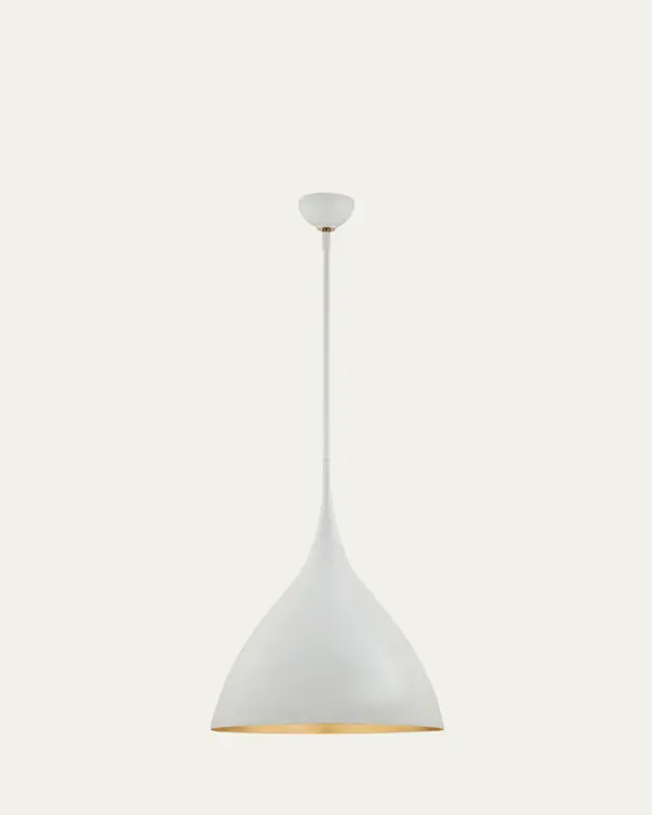 VISUAL COMFORT & CO. Agnes Medium Pendant Aerin - White