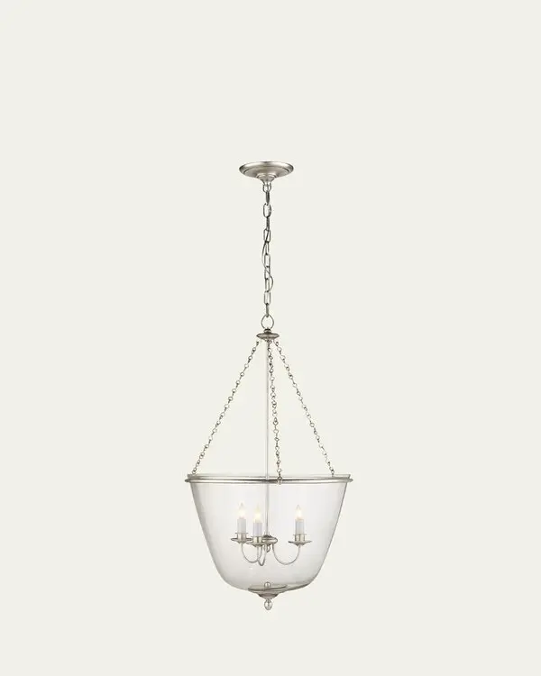 VISUAL COMFORT & CO. Pondview Medium Jar Lantern Aerin - Silver