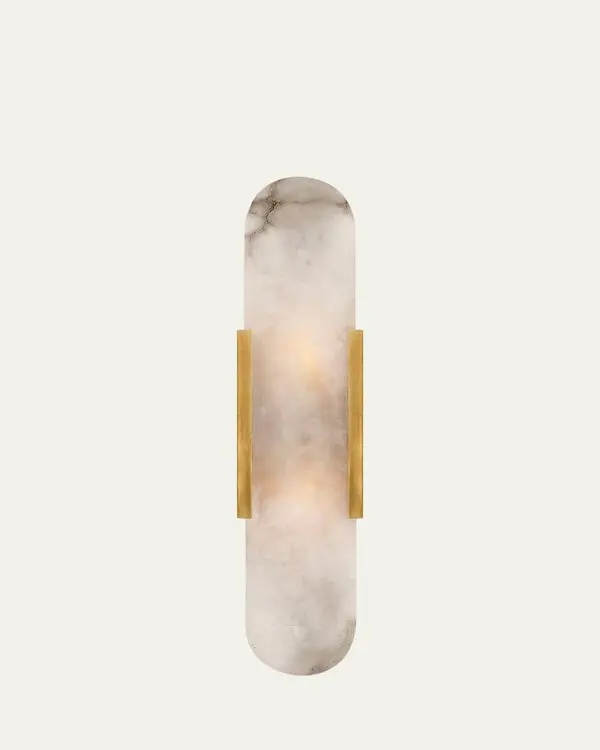 VISUAL COMFORT & CO. Melange Elongated Sconce Kelly Wearstler - Antique Brass