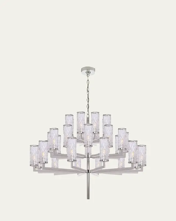 VISUAL COMFORT & CO. Liaison Triple Tier Chandelier Kelly Wearstler - Polished Nickel